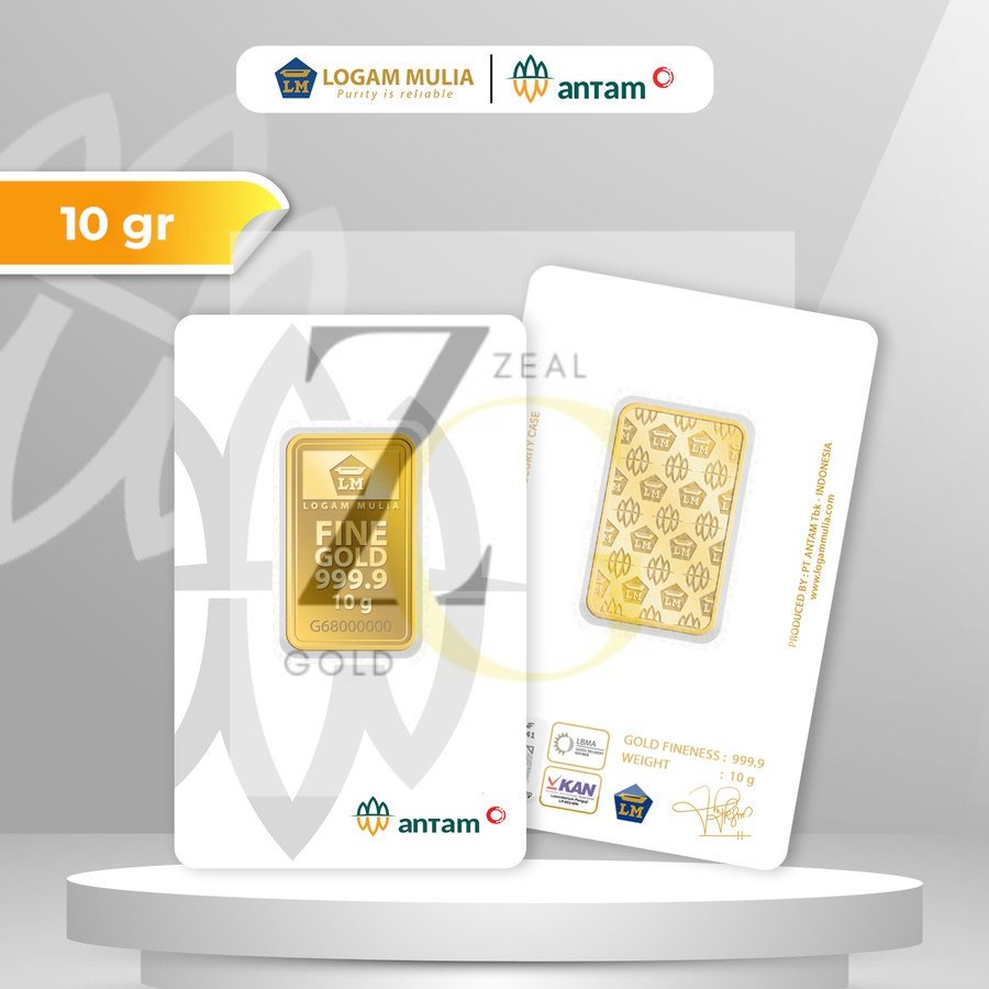 Jual Emas ANTAM Logam Mulia Certicard - 10 gr | Shopee Indonesia