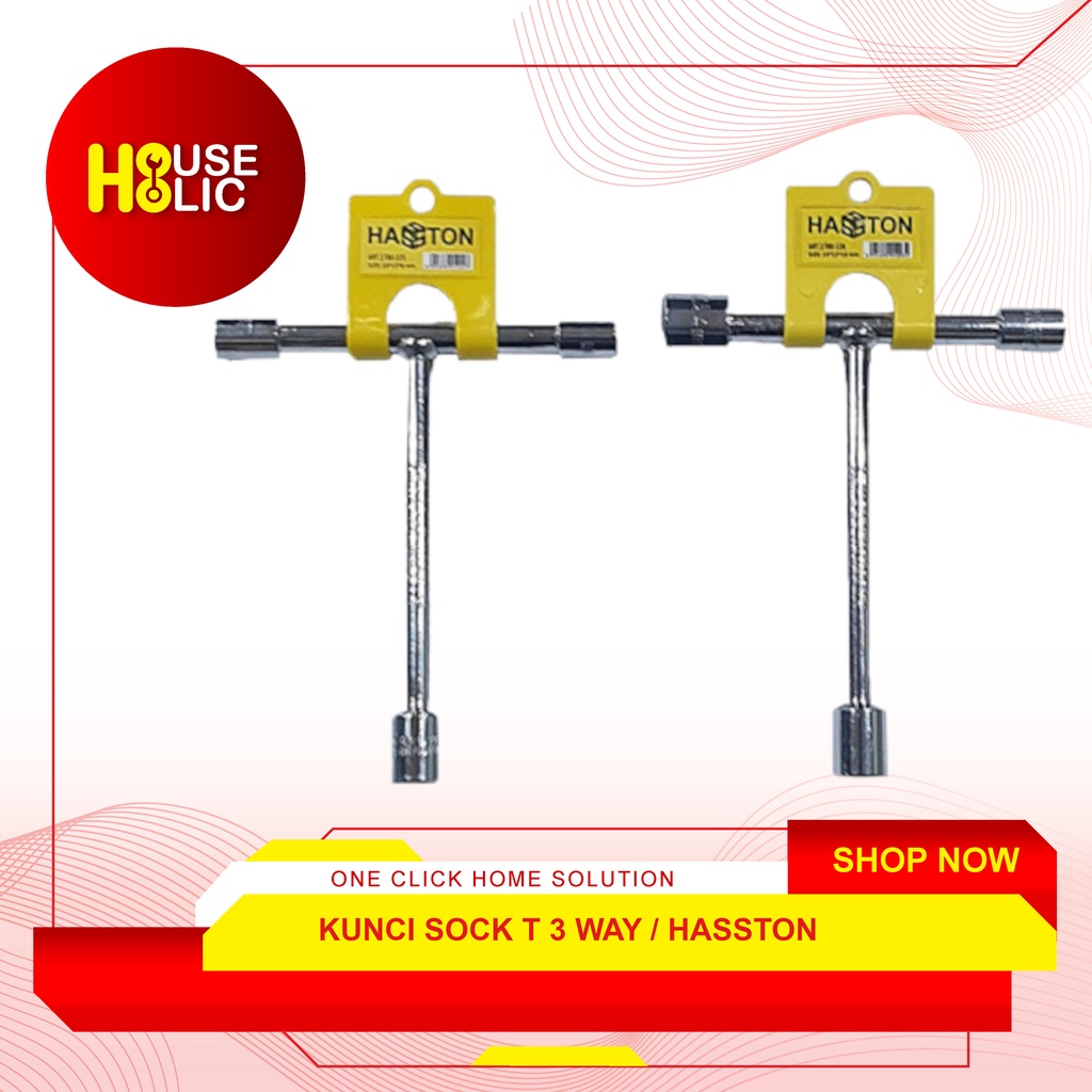 Jual Kunci Shock / Kunci Sock / Kunci Sok T 3 Way Hasston 1780 | Shopee ...