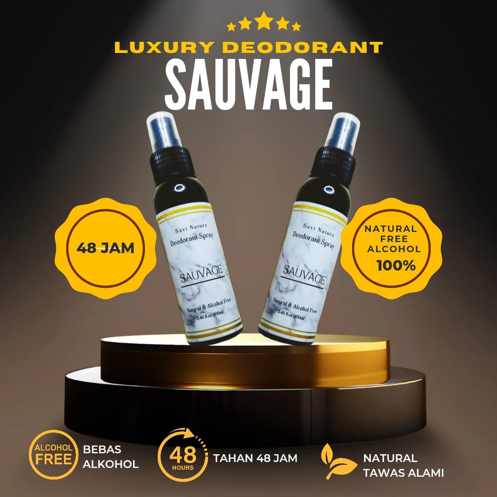 Jual NATURAL TAWAS DEODORANT / DEODORAN TAWAS SPRAY 100 ml ALAMI AMPUH ...