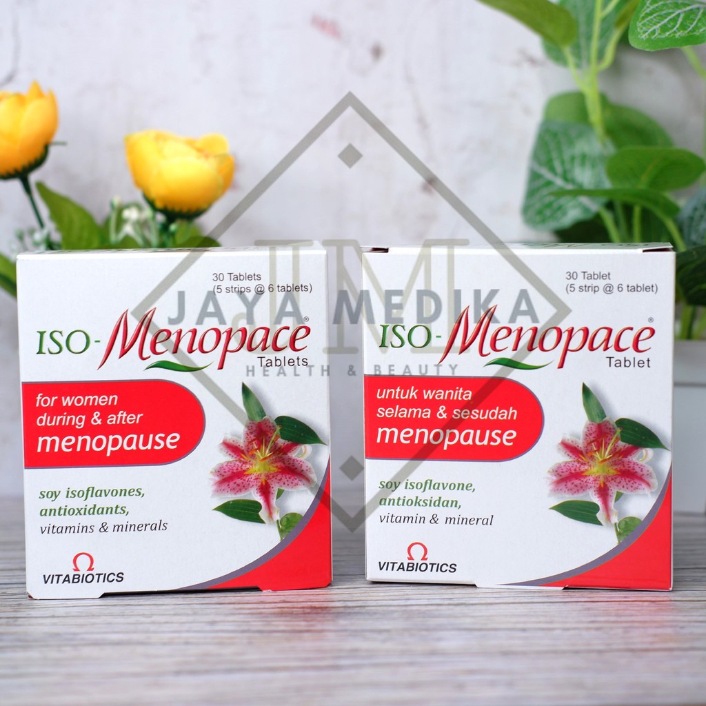 Jual Iso Menopace Suplemen Wanita 1 Box Isi 30 Kaplet | Shopee Indonesia