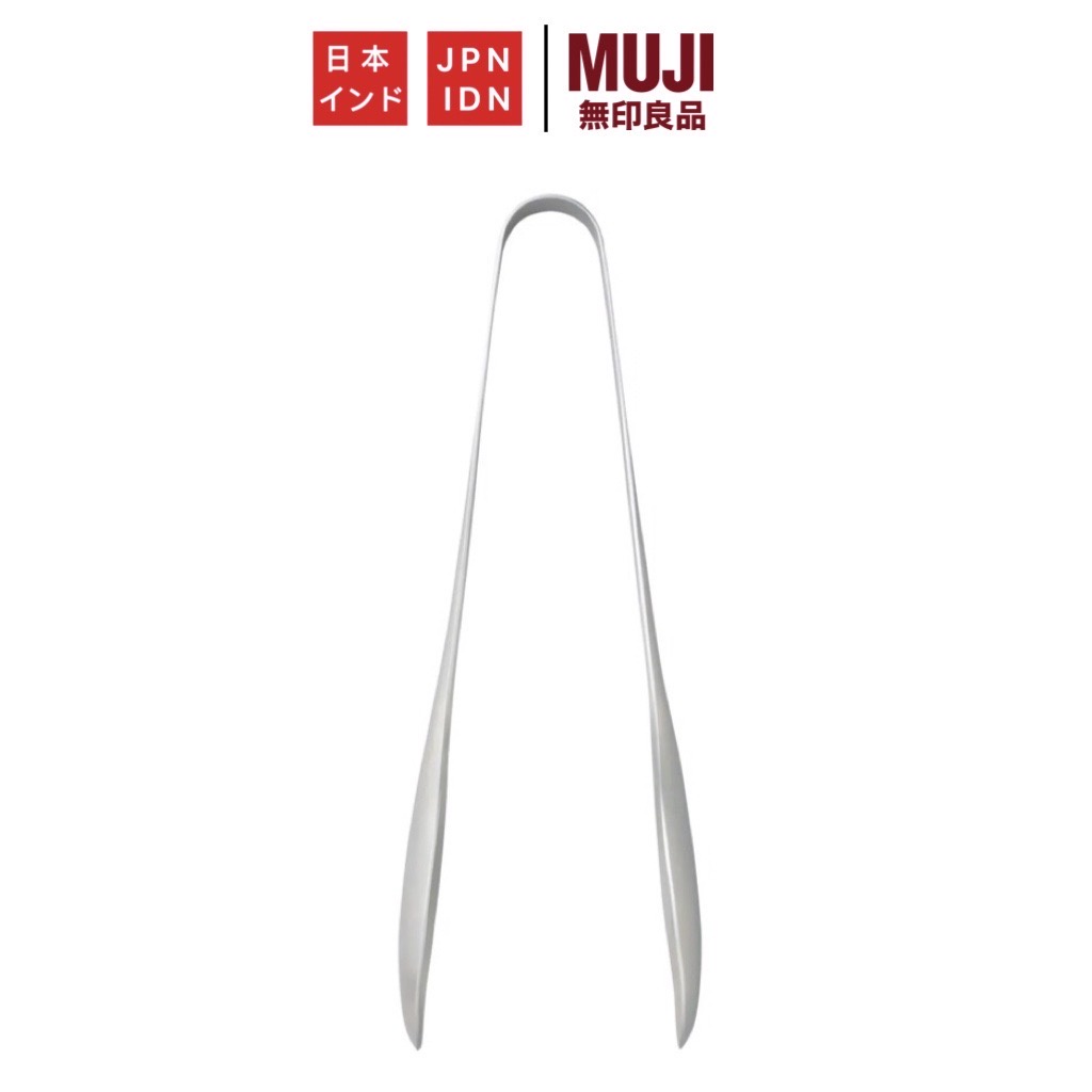 Jual [ Ready stock ] Muji - Stainless steel Serve Tongs | penjepit ...