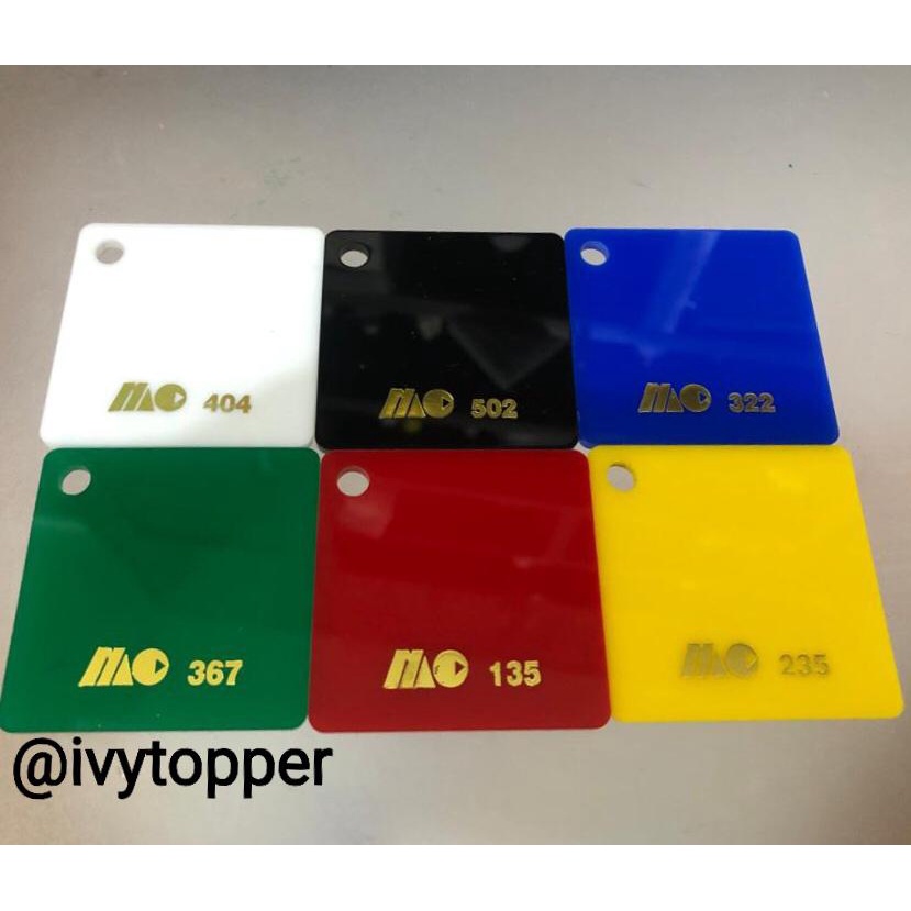 Jual Acrylic Warna 5mm x 122 x 244 Cm Papan Mika Marga Cipta | Shopee ...