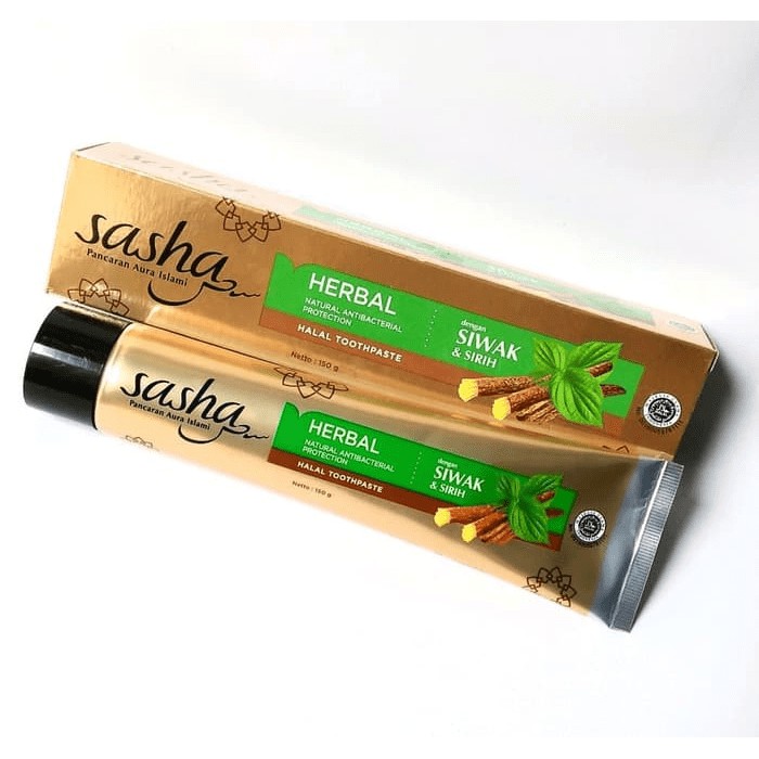 Jual Sasha Siwak Pasta Gigi Herbal odol 150 gr 150gr natural ...