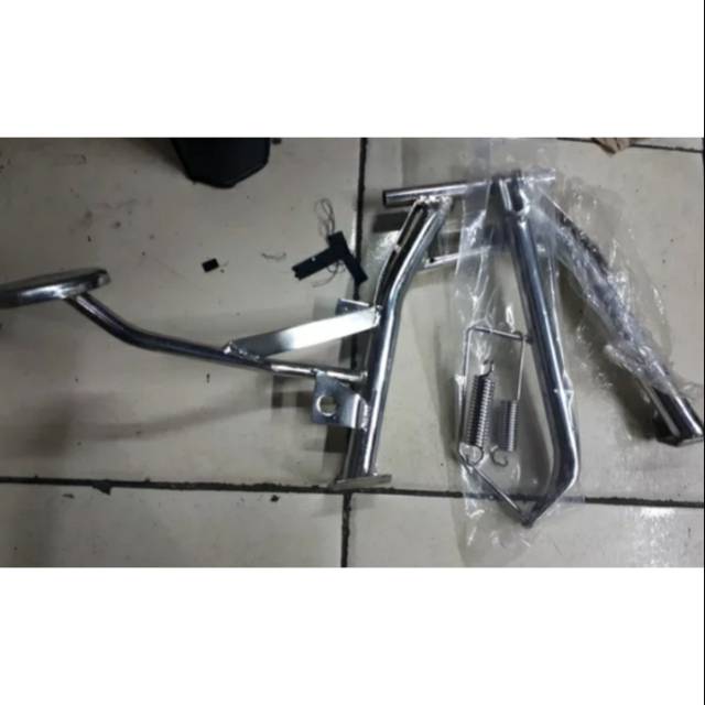 Jual Standar standar samping tengah set satu set vario 125 150 crhome ...