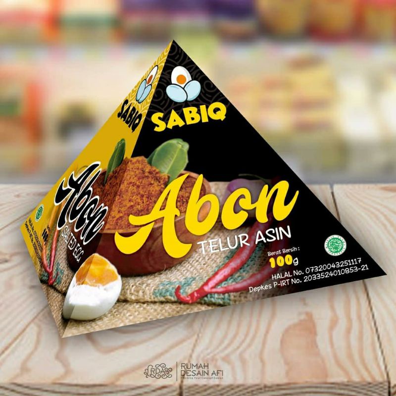 Jual SABIQ Abon Telur Asin 100 gr Olahan Telor Salted Egg | Shopee ...