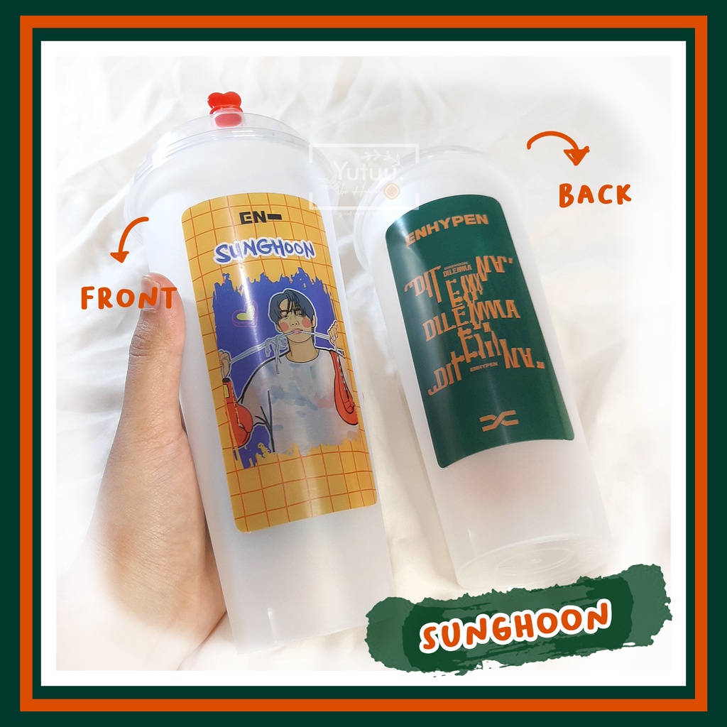 Jual ENHYPEN REUSABLE CUP / BOTOL ENHYPEN / KPOP REUSABLE CUP | Shopee ...