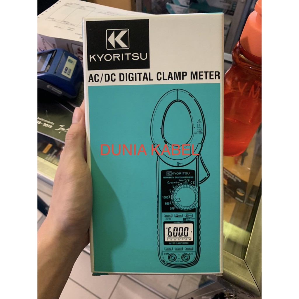 Jual Tang Ampere Amper Kyoritsu 2055 Digital Clamp Meter kew AC DC ...