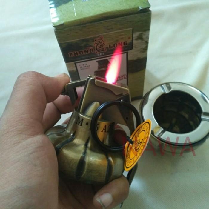 Jual Korek Api Geranat Nanas + Asbak / Korek Granat Asbak | Shopee ...