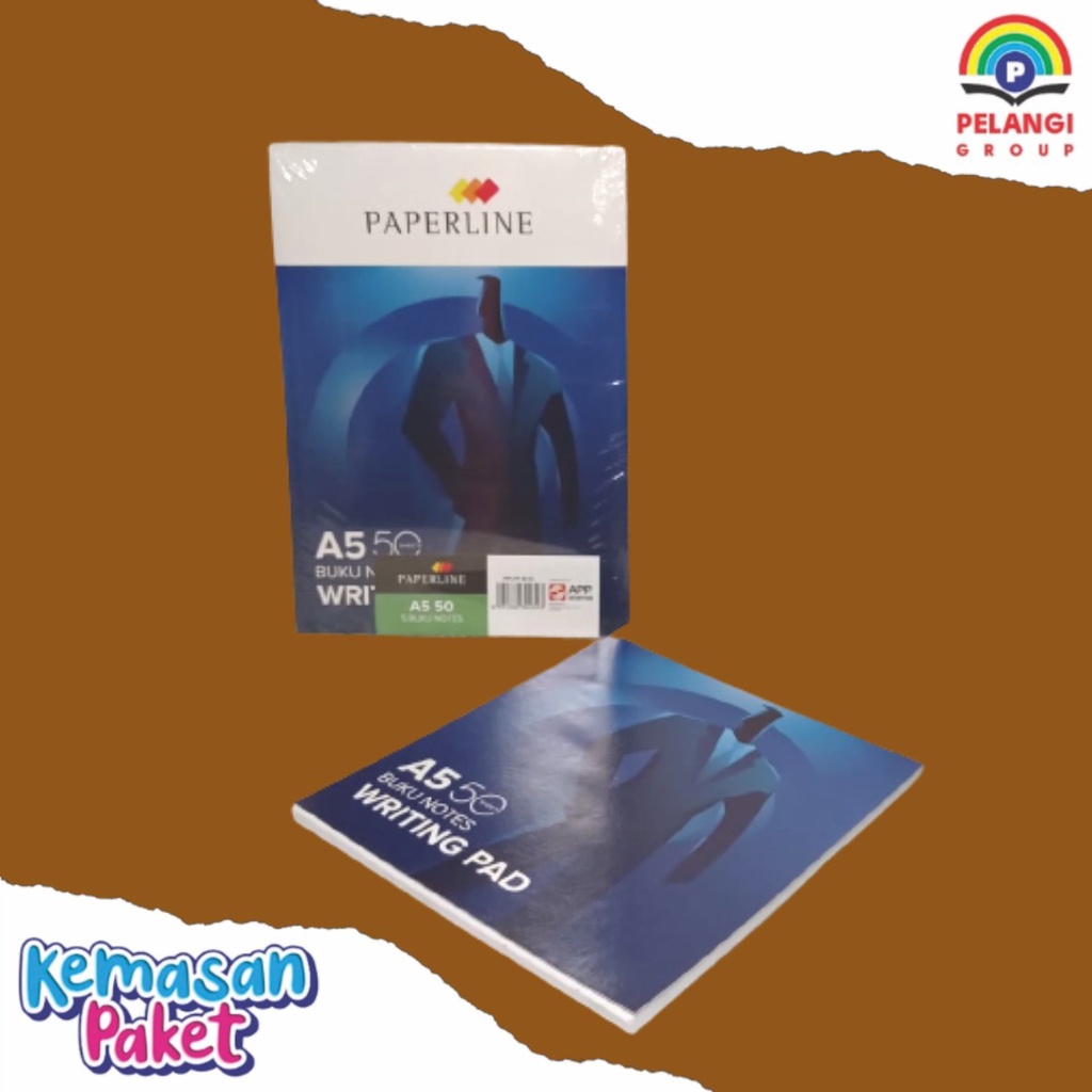 Jual BLOCK NOTE PAPERLINE A5 50 Lembar - BERGARIS/Blocknote Setengah ...