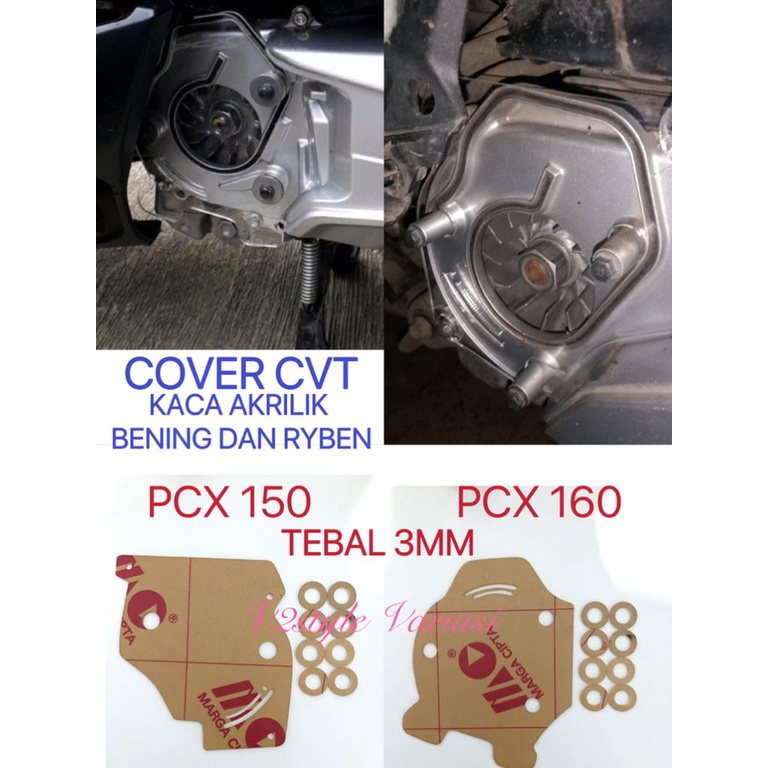 Jual COVER CVT PCX 150 PCX 160 ADV 160 TEBAL 3MM ORI PREMIUM / TUTUP ...