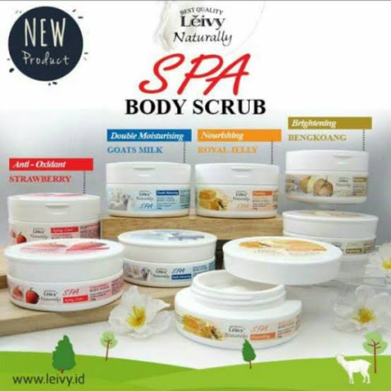 Jual LEIVY Body Scrub 250g | Shopee Indonesia