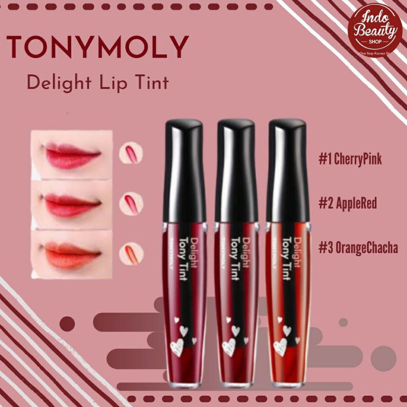 Jual TONY MOLY DELIGHT LIP TINT | Shopee Indonesia