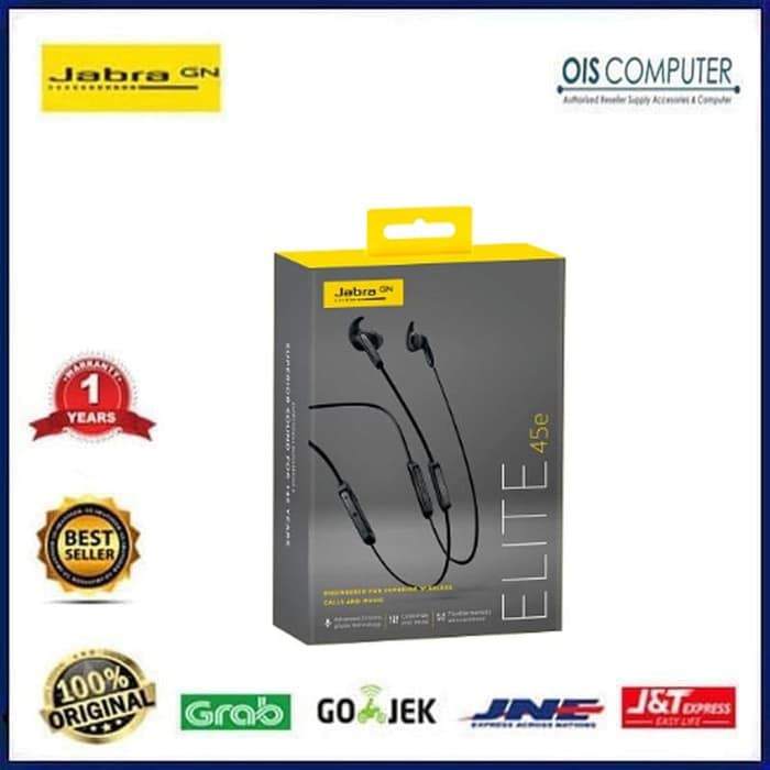 Jual JUAL Jabra Elite 45e In-Ear Wireless Bluetooth Headphones Earphone ...