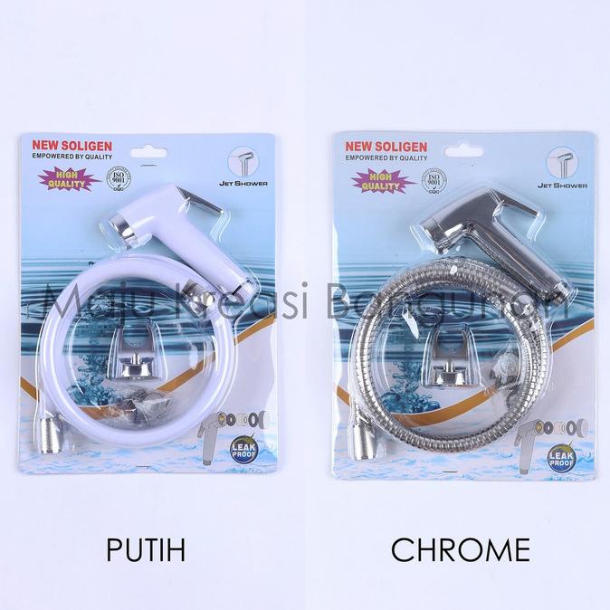 Jual Jet Shower Set Kepala Soligen Washer Toilet Bidet Chrome Stainless | Shopee Indonesia