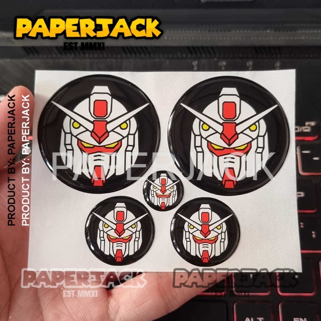 Jual STIKER NMAX AEROX LEXI GUNDAM EMBLEM NMAX DAN AEROX STICKER NMAX ...