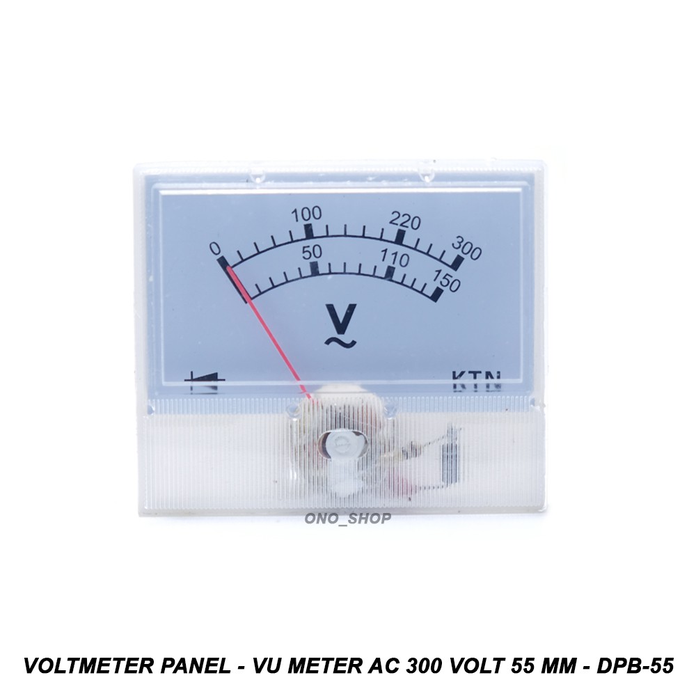 Jual Voltmeter Panel - VU Meter AC 300 Volt 55 mm - DPB-55 | Shopee ...