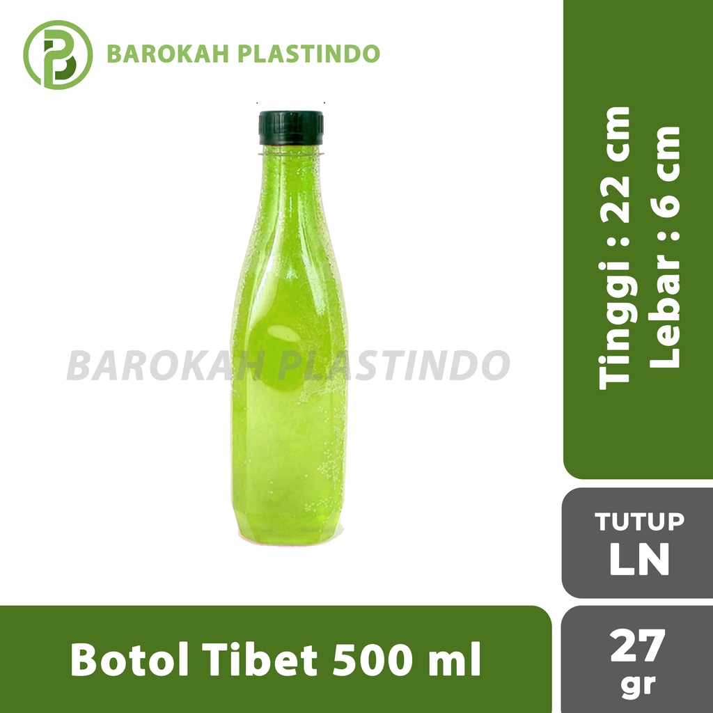 Jual Botol Tibet 500 ml / Botol Plastik 500 ml / Botol 500 ml / Botol ...
