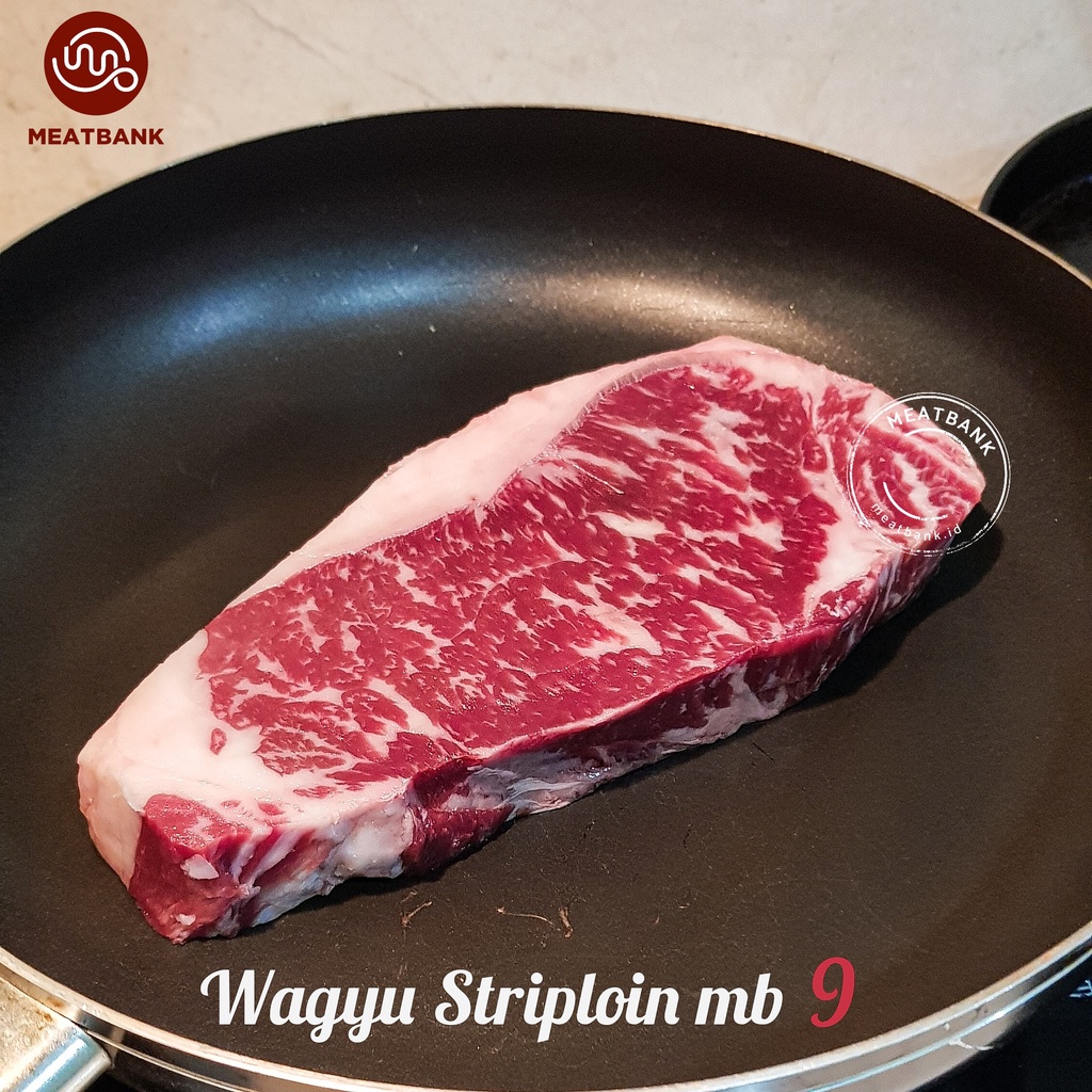 Jual MEATBANK STRIPLOIN WAGYU MB9 Daging Aussie Beef BBQ Steak Sirloin ...