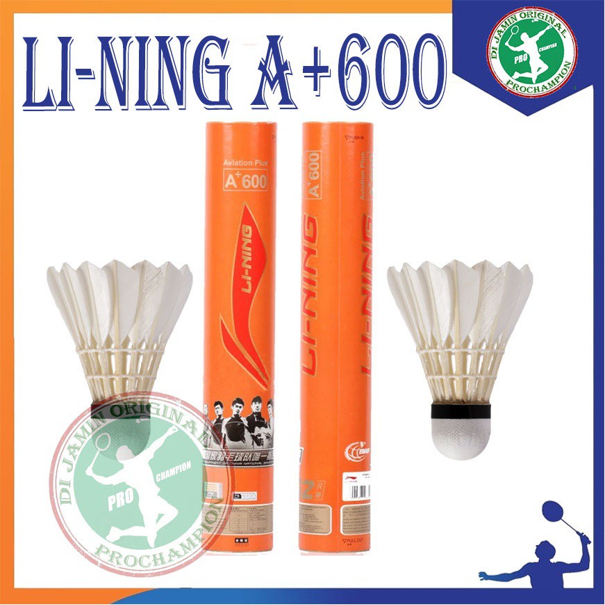 Jual Lining A+600 Shuttlecock Badminton Original | Shopee Indonesia
