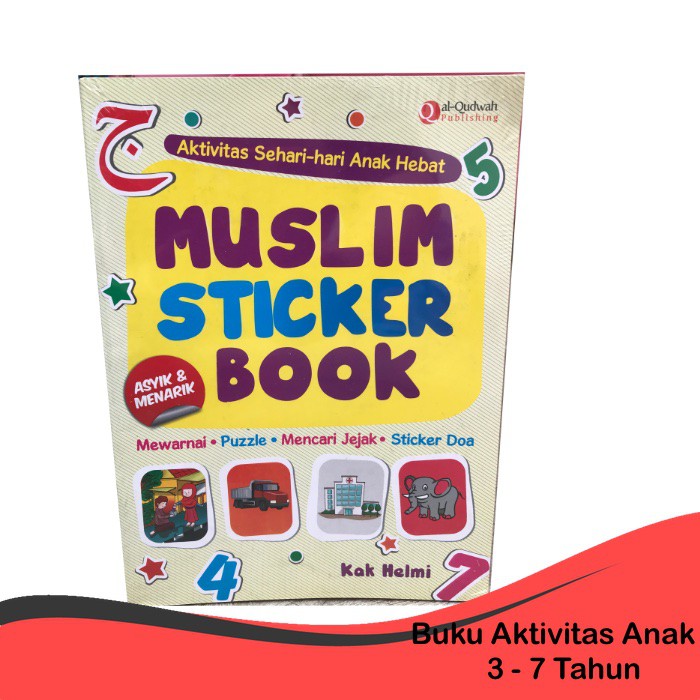 Jual Buku Edukasi aktivitas Anak Cerdas Muslim Sticker Book - Aktivitas ...