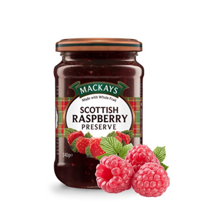 Jual MACKAYS SCOTTISH RASPBERRY JAM 340GR | Shopee Indonesia