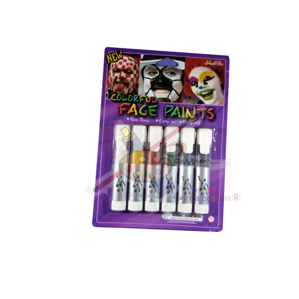 Jual FACE PAINT B0022 6 WARNA | Shopee Indonesia