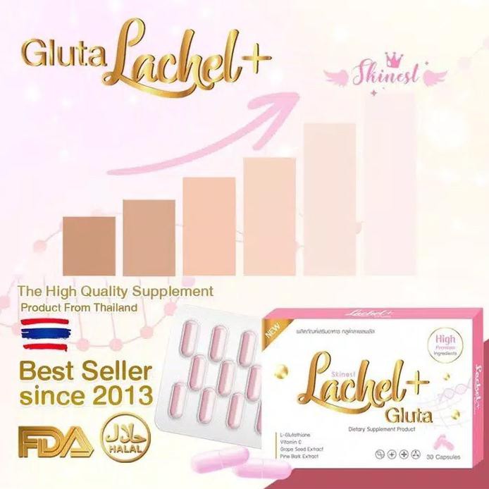 Jual GLUTA LACHEL 1000%ORIGINAL BY SKINEST THAILAND TERLENGKAP | Shopee ...