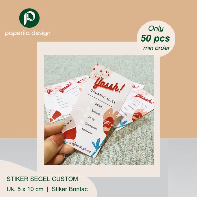 Jual Stiker Segel | Sticker Segel | Stiker Segel Packaging | CUSTOM ...