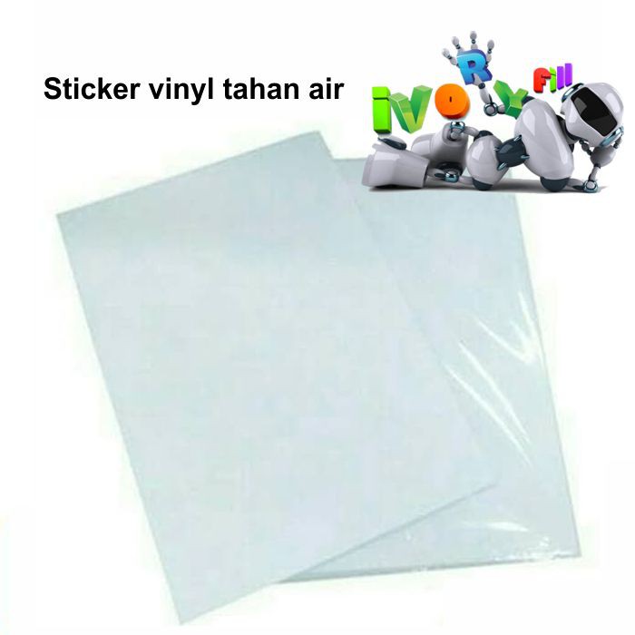 Jual Sticker tahan air vinyl bisa cetak semua jenis printer dan tinta ...