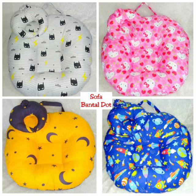 Jual PROMO 12.12 Paket Sofa Bayi dan Bantal Penyangga Botol Dot Susu ...
