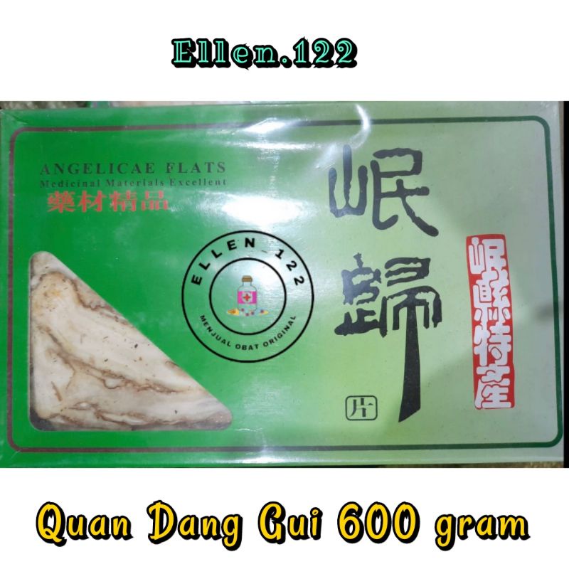 Jual Quan Dang Gui 600 gram (全当归) / Tong Kui Utuh Iris / Tang Kwi ...