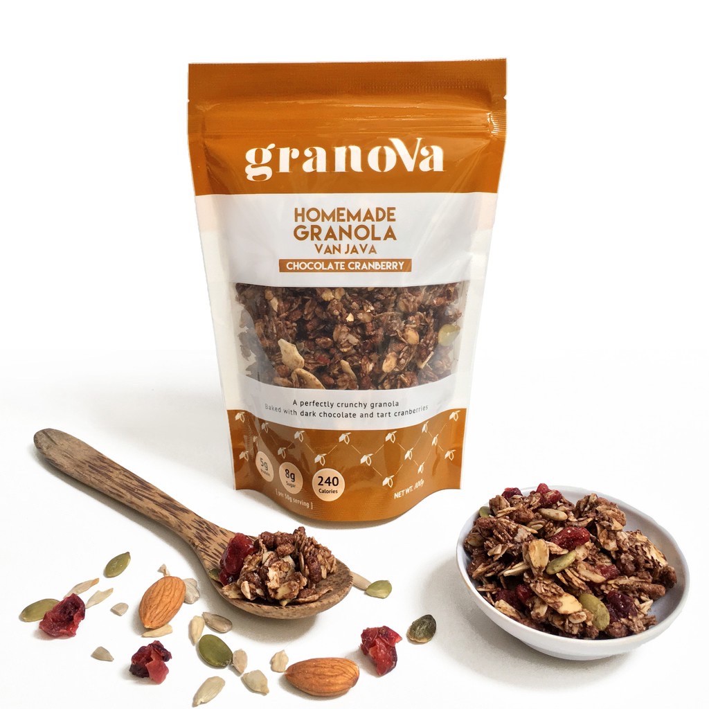 Jual Granova - Granola 100gr - Sereal Sehat - Homemade Granola Van Java ...