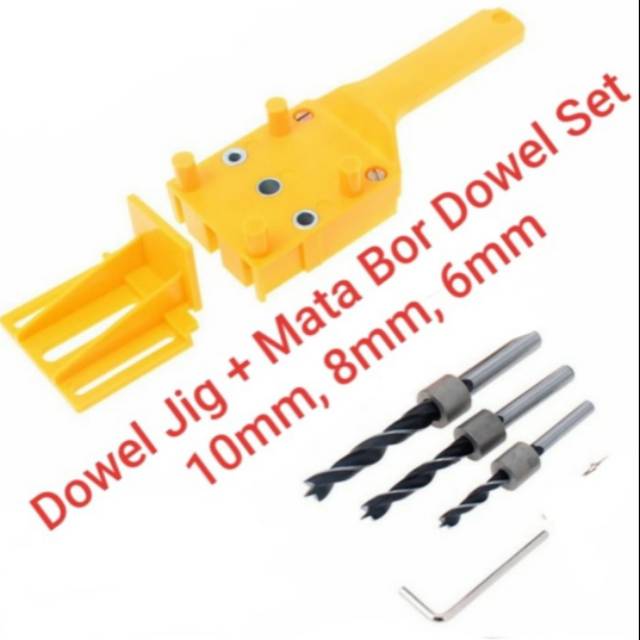 Jual Paketan Dowel Jig+Mata Bor Kayu Dowel / Dowel Jig / Mata Bor Kayu ...