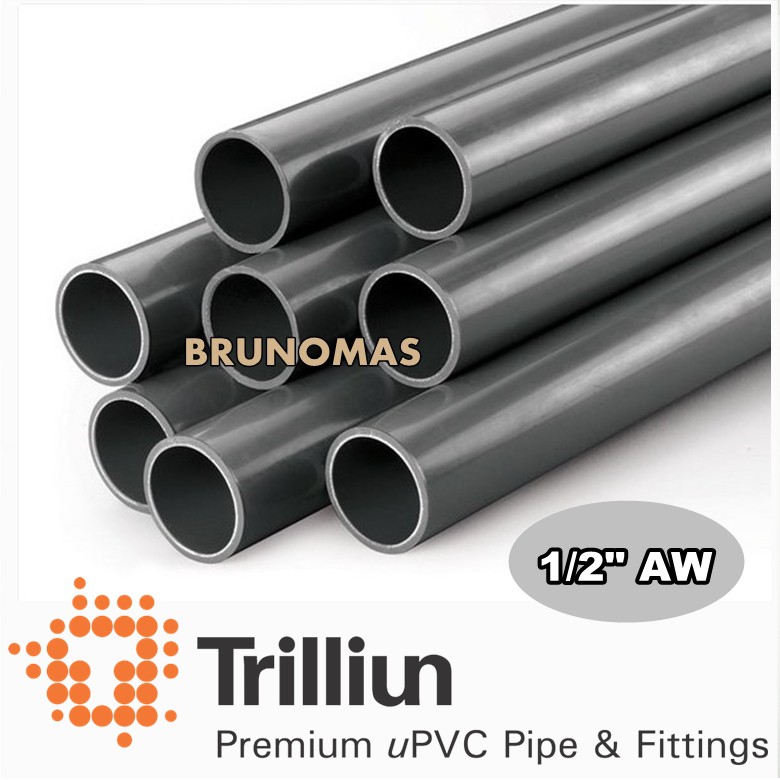 Jual Pipa PVC 1/2 AW Trilliun - Potongan 1 meteran Kualitas TEBAL ...