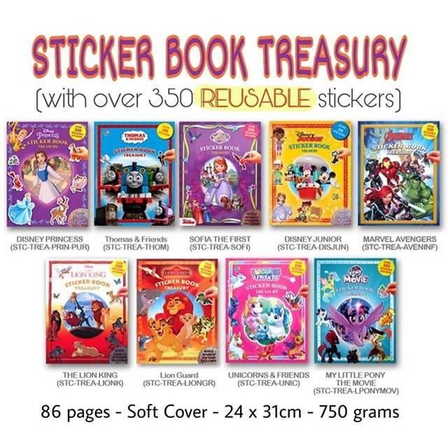 Jual Sticker treasury book ( reusable ) | Shopee Indonesia