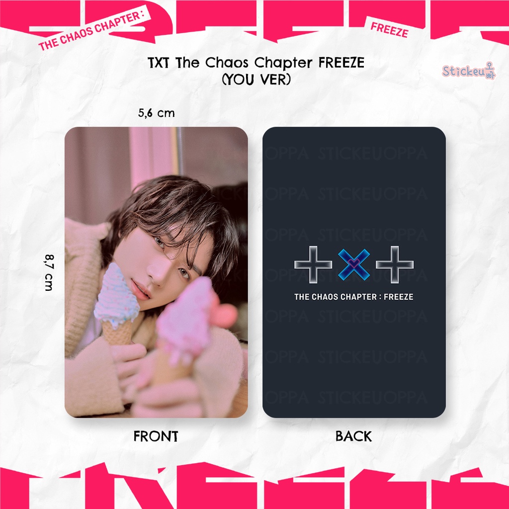 Jual Photocard TXT The Chaos Chapter Freeze (You Ver) | Shopee Indonesia
