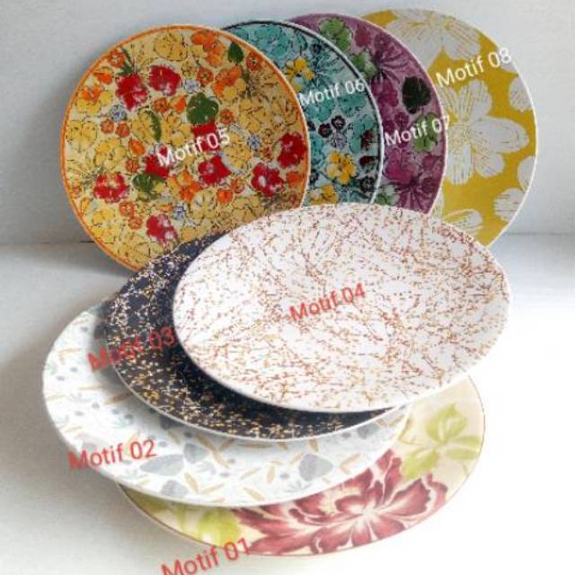 Jual Piring Keramik + Piring Keramik Hias + Piring Motif Gambar 27-01 ...