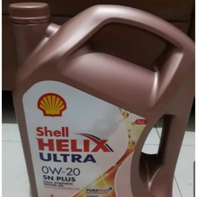 Jual Oli Mesin Shell Helix Ultra 0W-20 100% ORIGINAL kemasan galon isi 4 liter | Shopee Indonesia