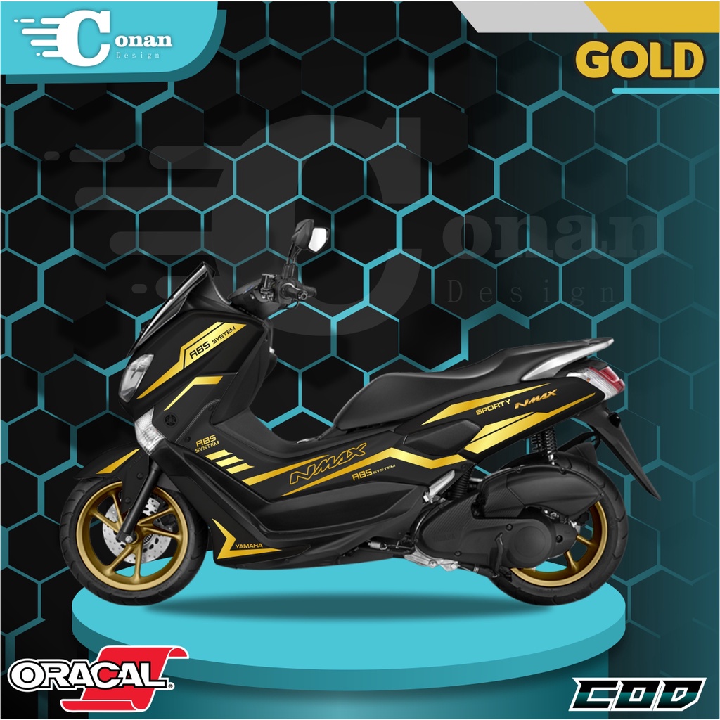 Jual Aksesoris Motor Nmax Cutting Sticker Nmax Stiker Motor Nmax ...