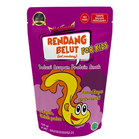 Jual Rendang Belut For Kids 125gr Rendang Tidak Pedas Untuk Anak Non ...