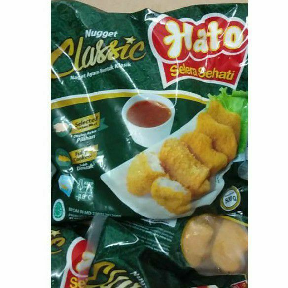 Jual Chicken Nugget HATO Classic 500gr | Shopee Indonesia