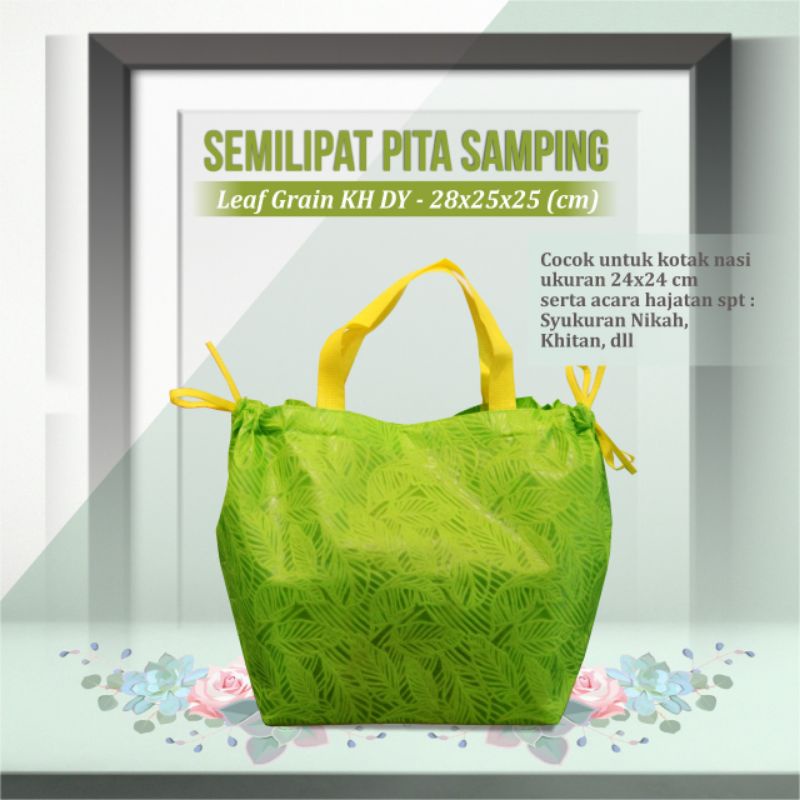 Jual TAS BERKAT DUS 24x24 TINGGI 28 CM BHN SPUNBOND TEBAL EMBOS TEKSTUR ...