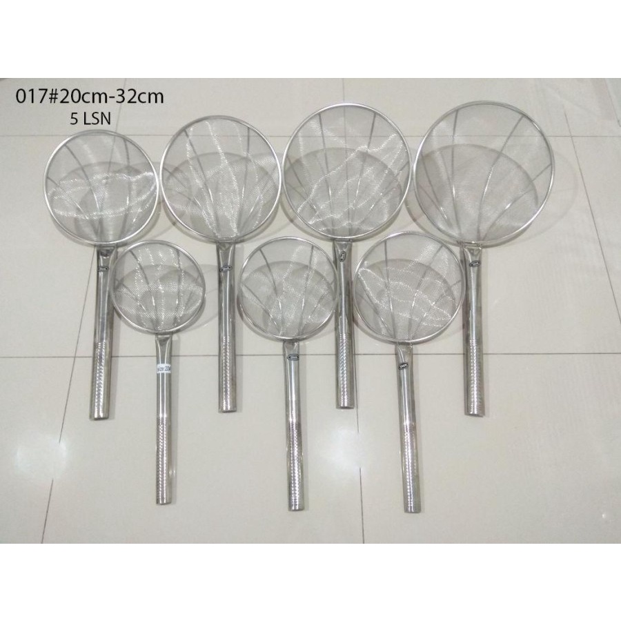 Jual Saringan / Serokan Minyak Goreng dan Mie 22cm, 24,26,28,30,32cm | Shopee Indonesia