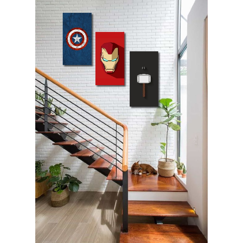 Jual Hiasan Dinding Poster kayu Dekorasi Ruangan Rumah Tema Superhero ...
