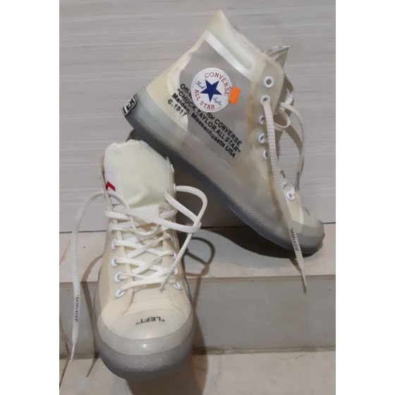 Jual Sepatu Converse X Off White Chuck 70 High Top Sneakers (Original ...