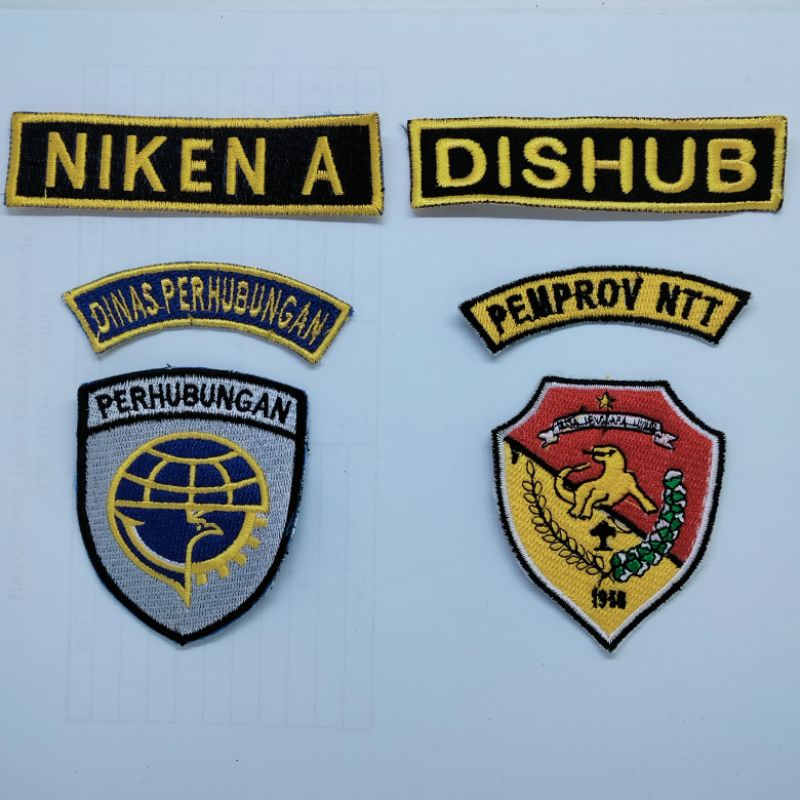 Jual Bordir PDH Dishub / Bordir Logo PDH Dishub / Logo Bordir PDH ...