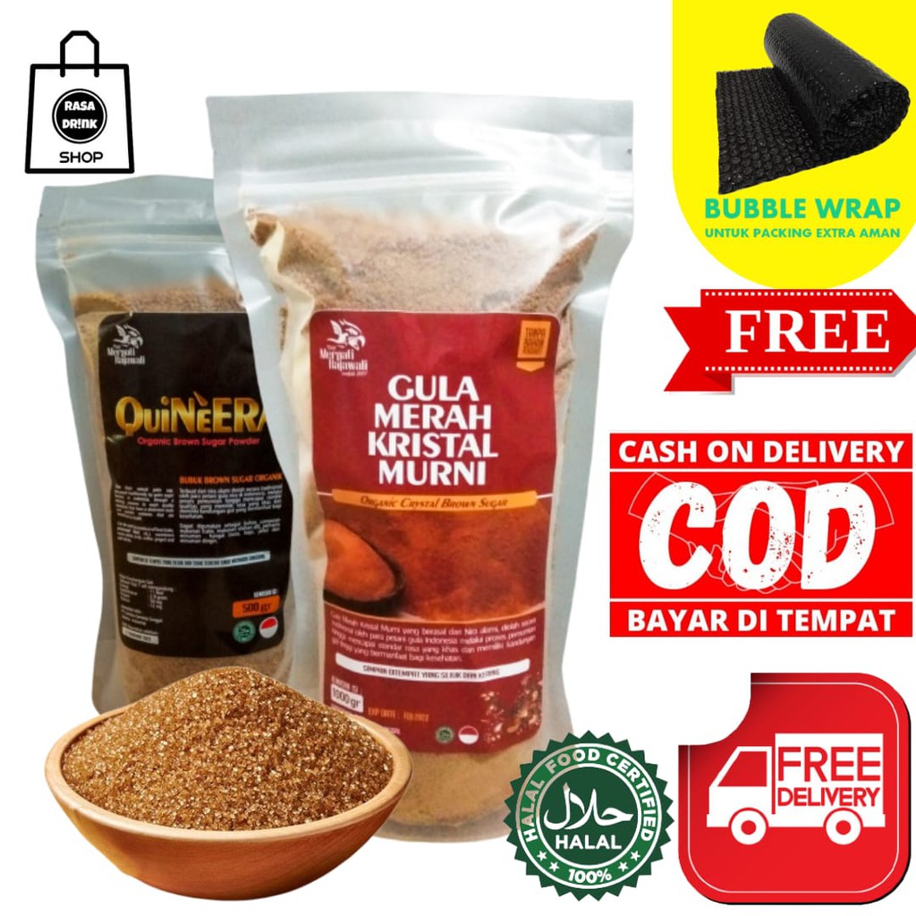 Jual Gula Aren Organik 500gr/Brown Sugar Premium Termurah di SUMATERA ...