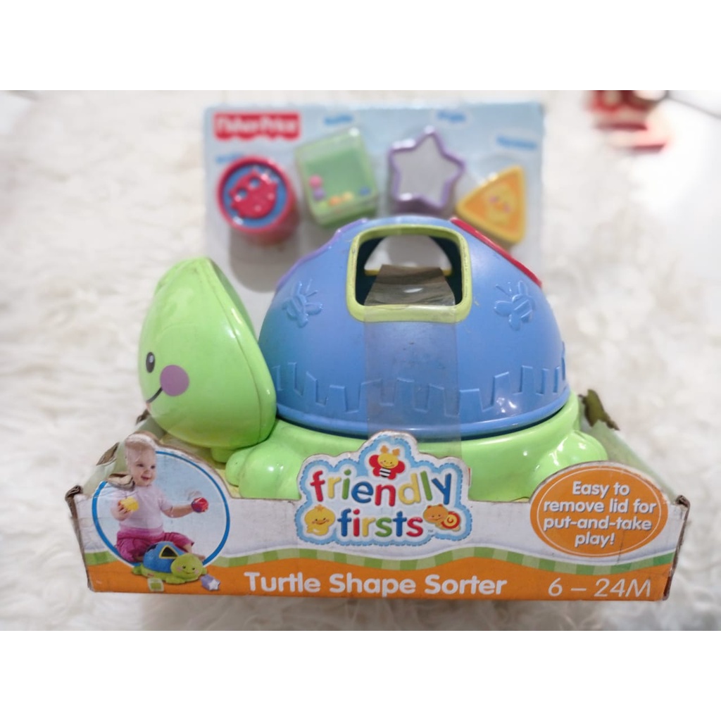 Jual FISHER PRICE TURTLE SHAPE SORTER | Shopee Indonesia