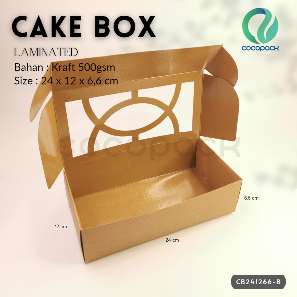 Jual Brown Paper Multipurpose Cake Box Souvenir Hampers | Shopee Indonesia