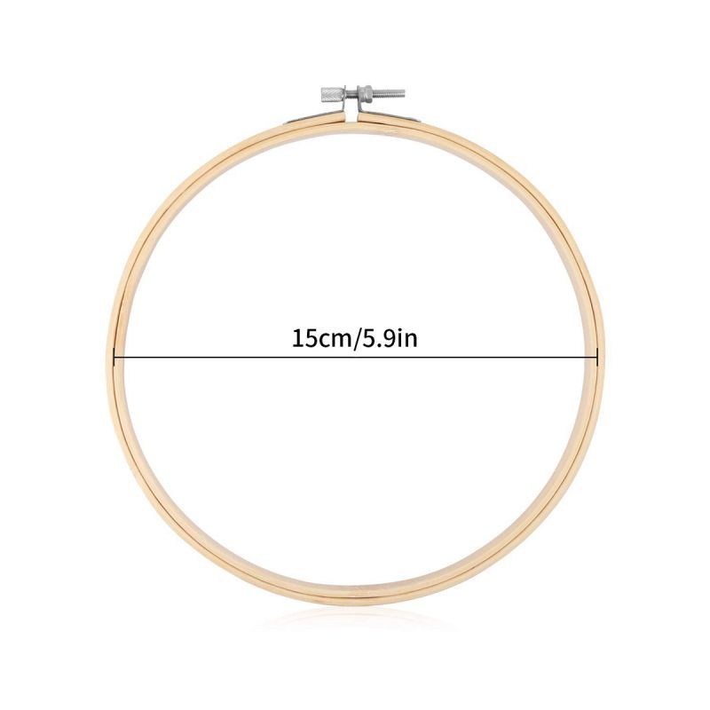 Jual Embroidery Hoop/Alat Sulam Hoop Bambu/Alat Pemindangan Benang ...